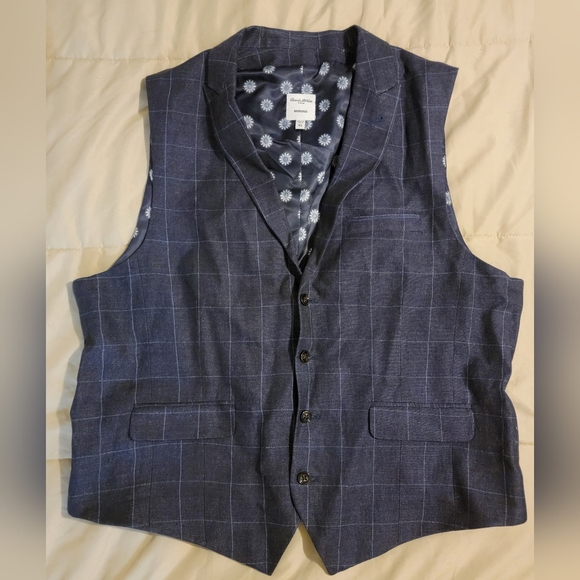 Murano | Suits & Blazers | Mens Murano Baird Mcnutt Navy Windowpane ...